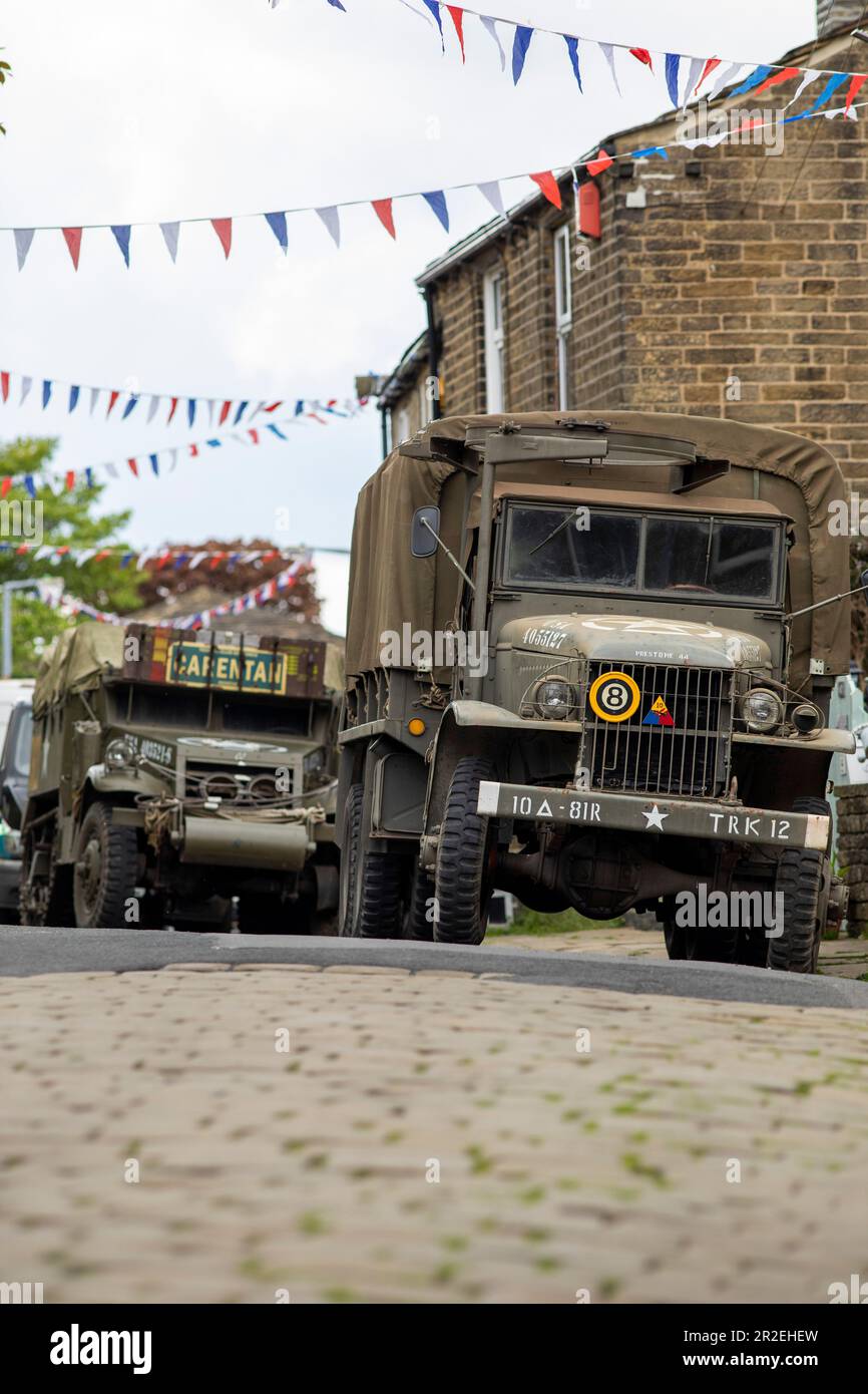 1940s weekend in haworth 2023 hi-res stock photography and images - Alamy