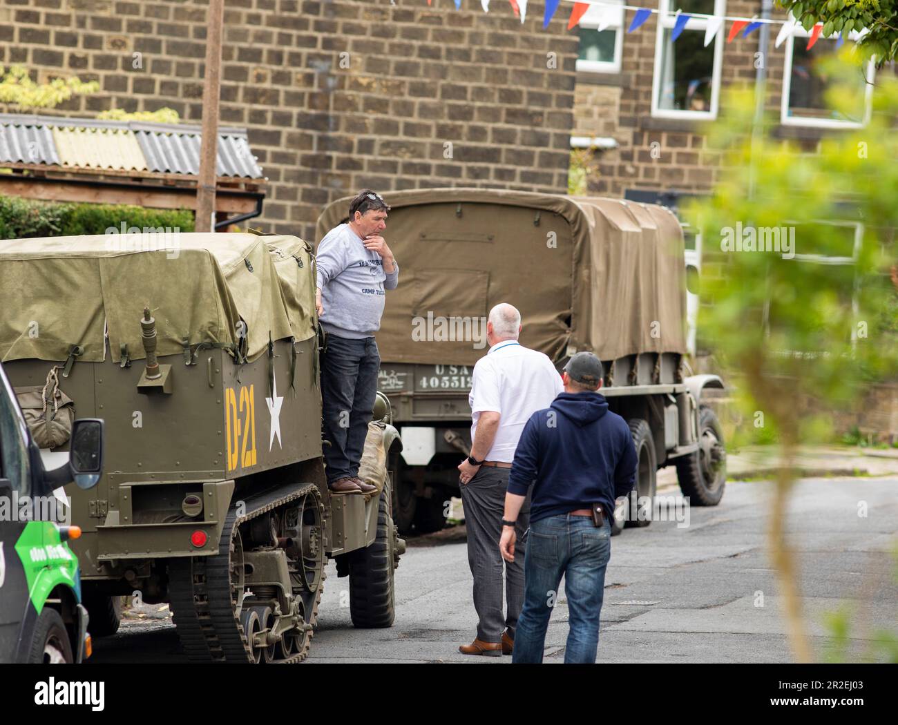 Haworth 40s weekend 2023 hi-res stock photography and images - Alamy