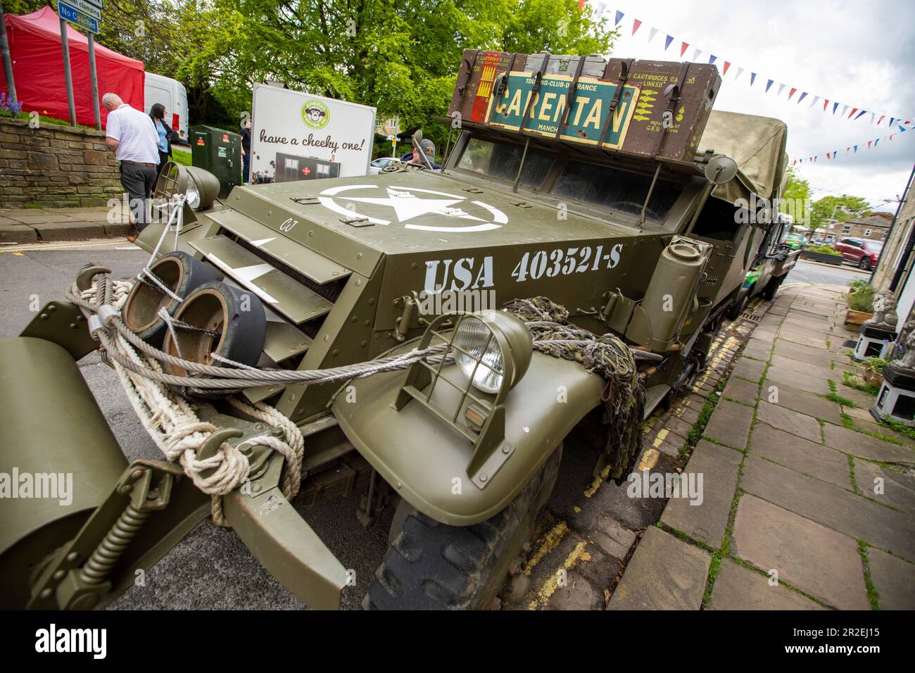 Haworth 1940s weekend 2023 hi-res stock photography and images - Alamy