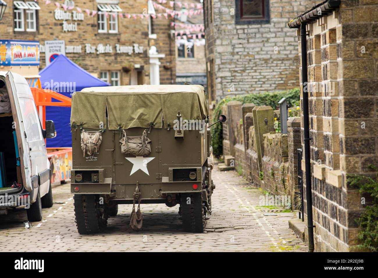 Haworth 40s weekend 2023 hi-res stock photography and images - Alamy
