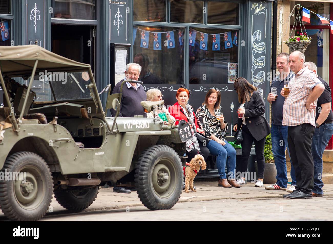 May 2023 haworth 1940s weekend hi-res stock photography and images - Alamy