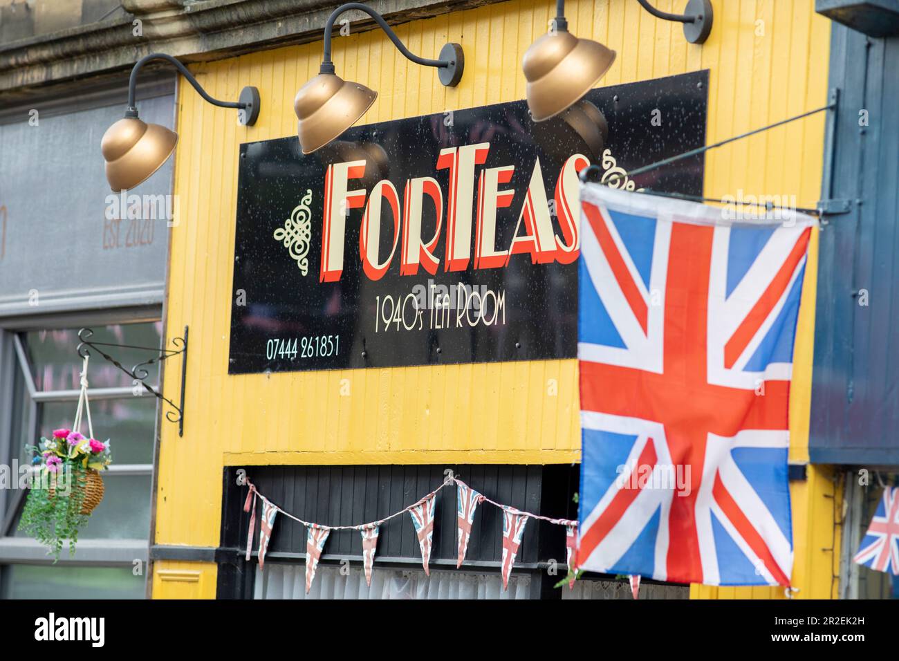 Haworth,West Yorkshire, UK. 19th May, 2023. Preparations get underway ...