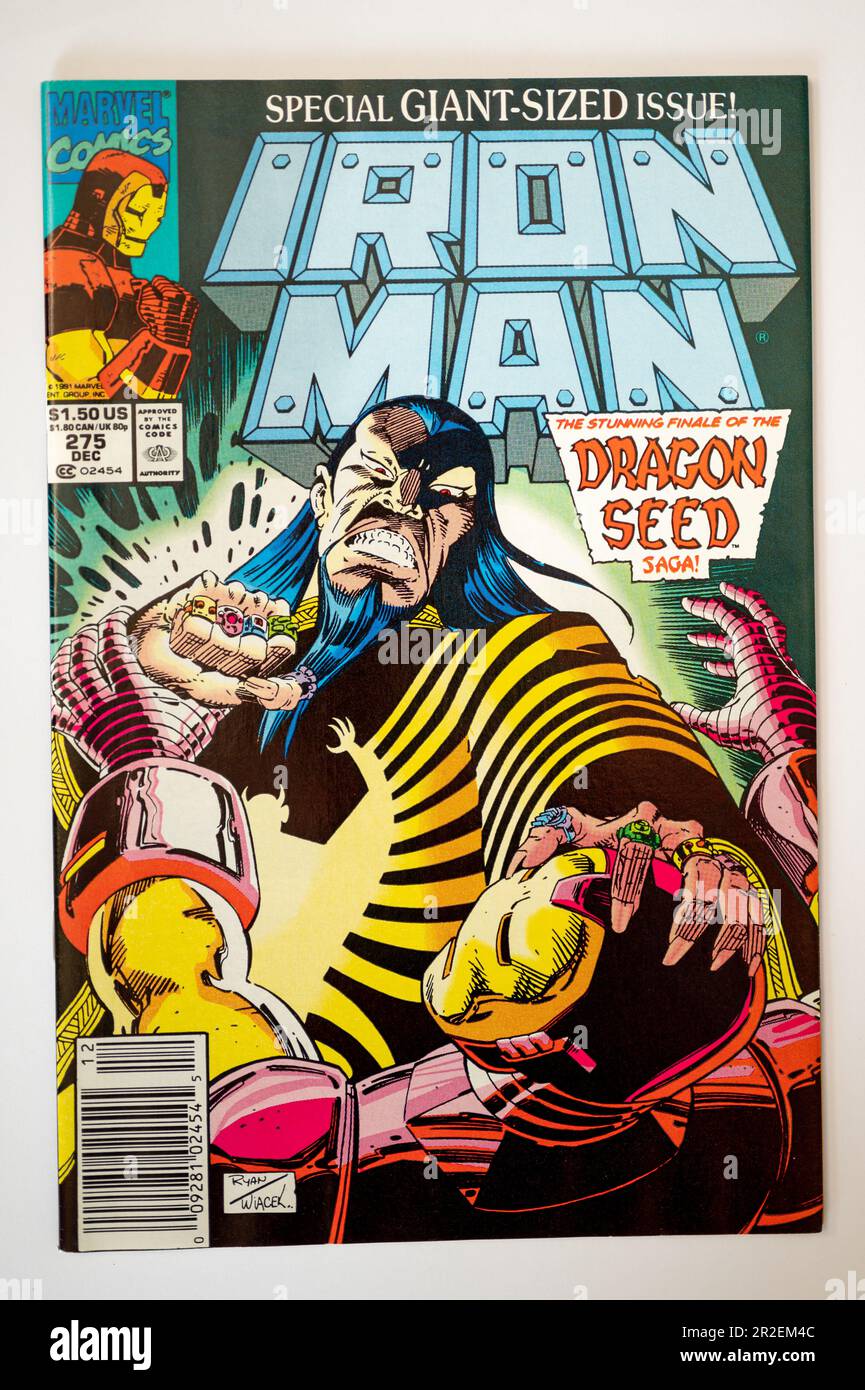 Ironman Vs Mandarin Comic