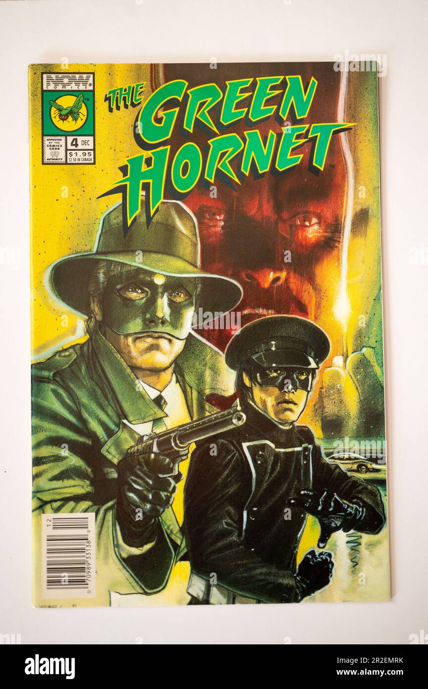 Calgary, Alberta - May 17, 2023: Covers of vintage Now Comics The Green ...