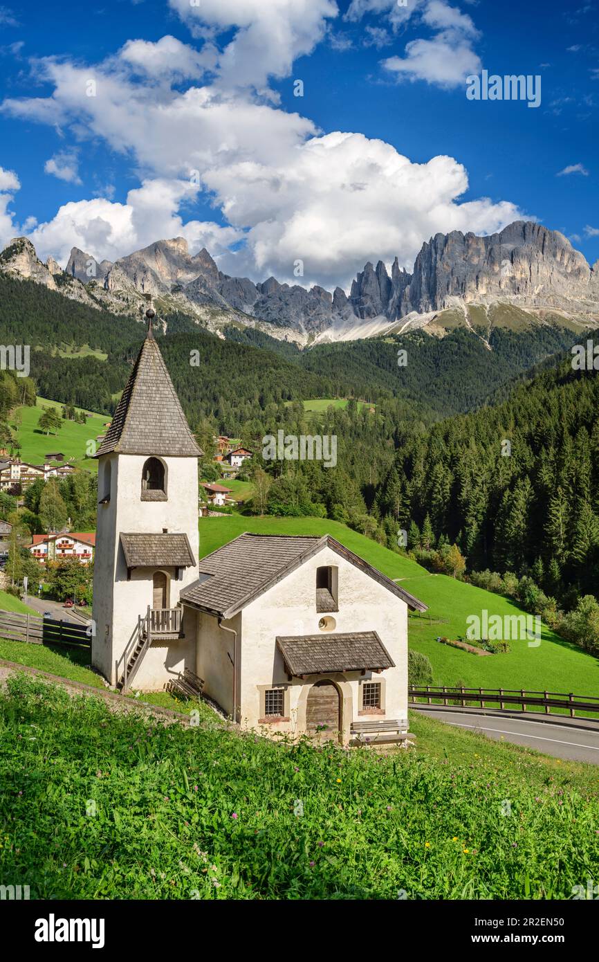 Chapel of St. Zyprian with rose garden group, St. Zyprian, rose garden ...