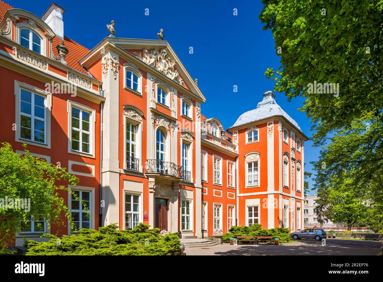 Palace of Czapski and Raczynski family, Academy of Art, Krakowskie Przedmiescie 5 street, Warsaw ...