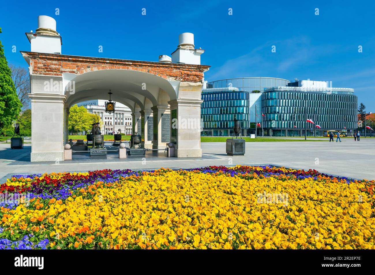 Tomb of the Unknown Soldier, Pilsudski square, Saski garden ...