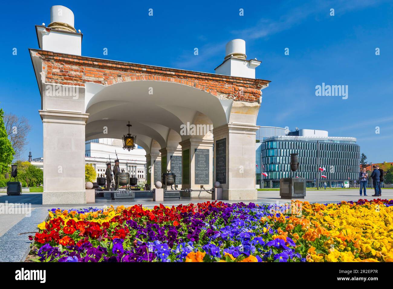 Tomb of the Unknown Soldier, Pilsudski square, Saski garden ...