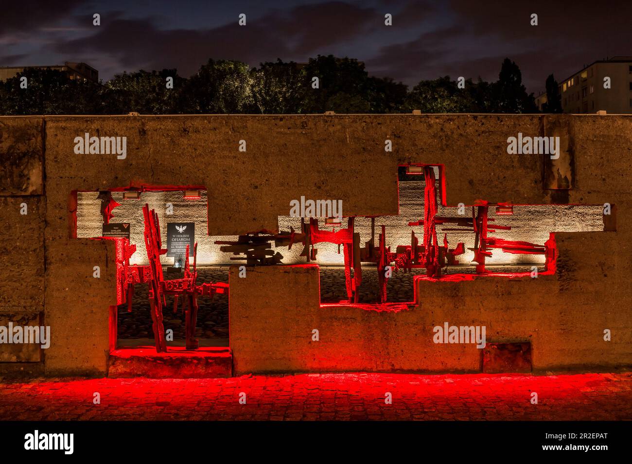 Pawiak prison, remembrance site, museum on a WWII Gestapo prison site ...