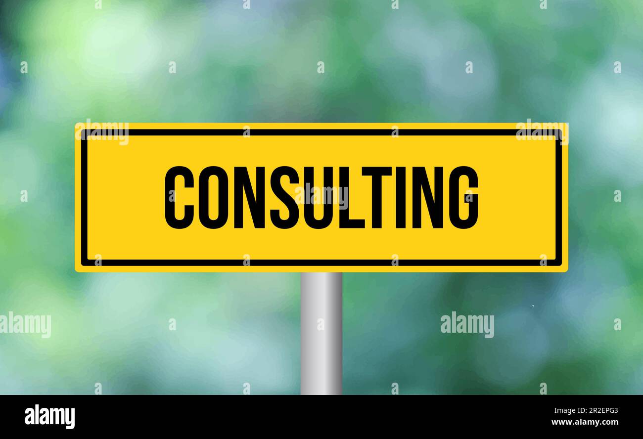 Consulting road sign hi-res stock photography and images - Alamy