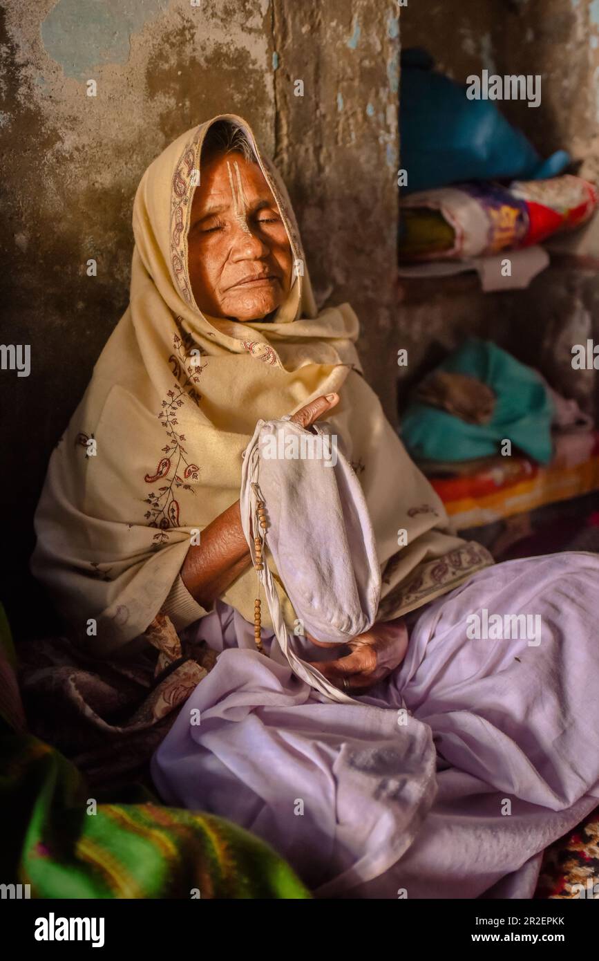 Indian widow hi-res stock photography and images - Alamy