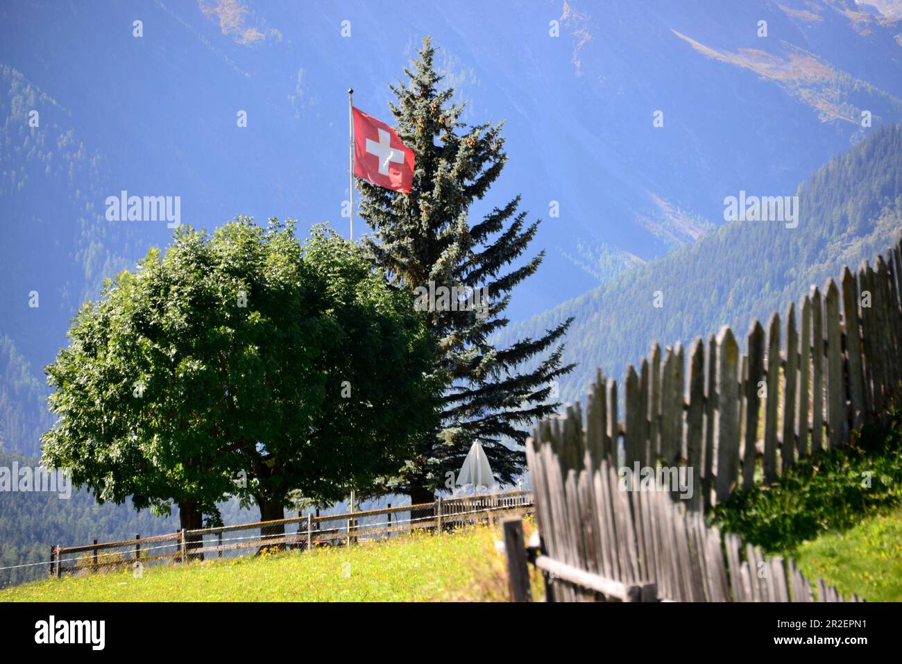 Graubunden swiss flag hi-res stock photography and images - Alamy