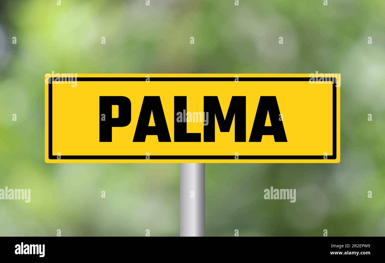 Direction sign palma hi-res stock photography and images - Alamy