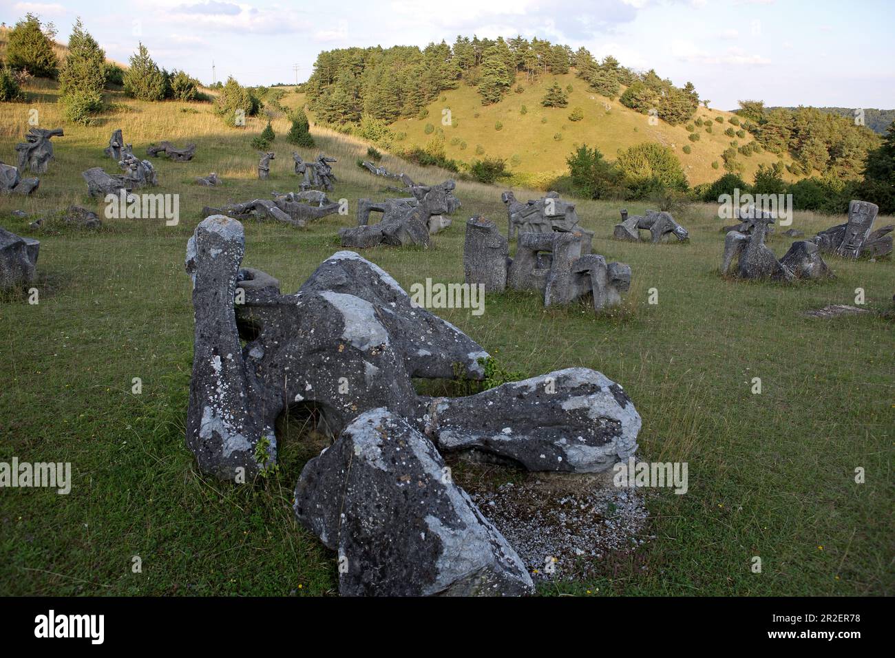 Figure field by Alois Wünsche-Mitterecker, Eichstätt, Upper Bavaria ...