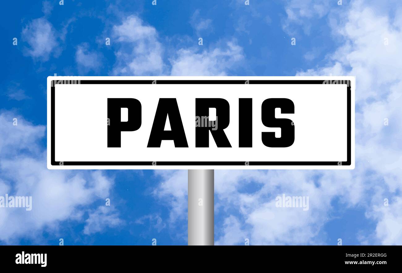 Paris road sign hi-res stock photography and images - Alamy