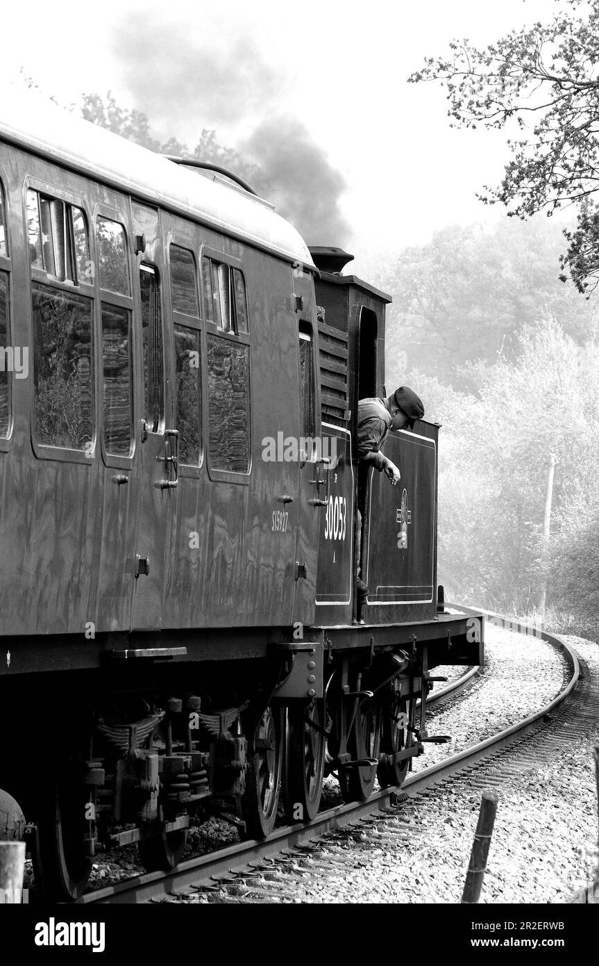 Kent heritage railway Black and White Stock Photos & Images - Alamy