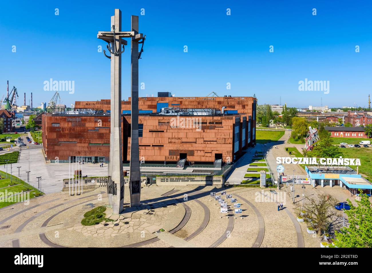 The European Solidarity Centre, museum and library in Gdansk, Poland ...