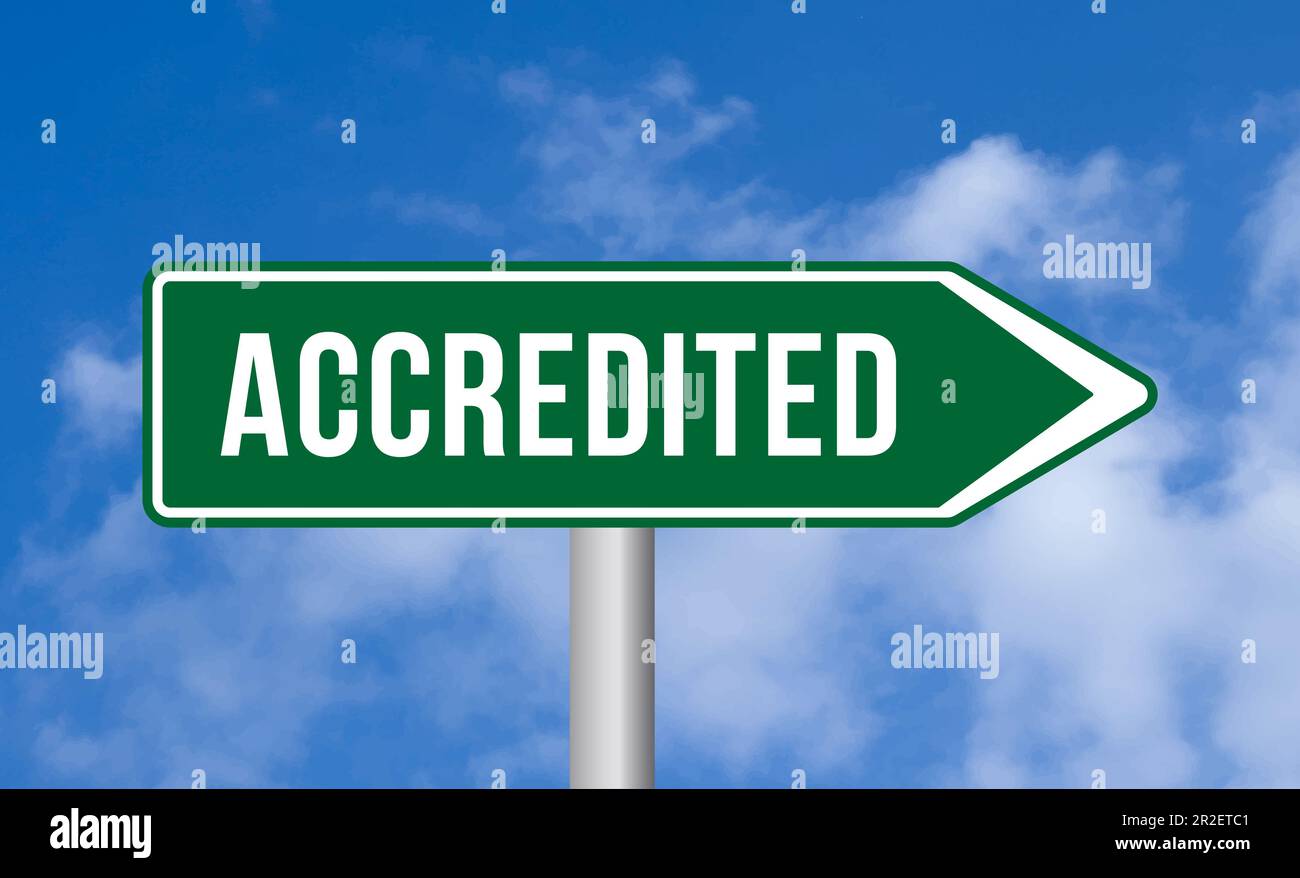 Accredited road sign hi-res stock photography and images - Alamy