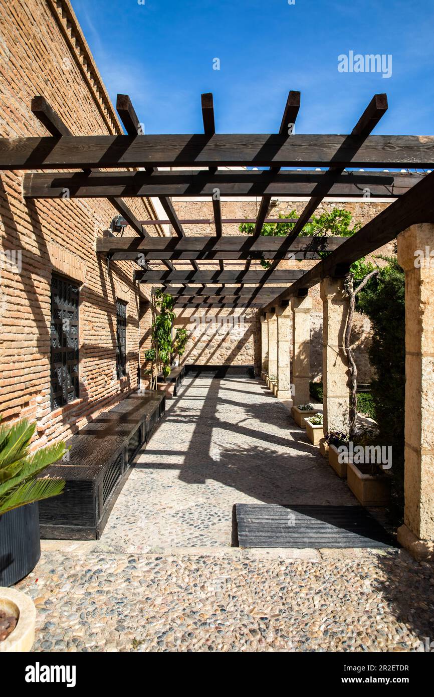 Almeria, Spain - April 17-19, 2023: Architectural details and view of ...
