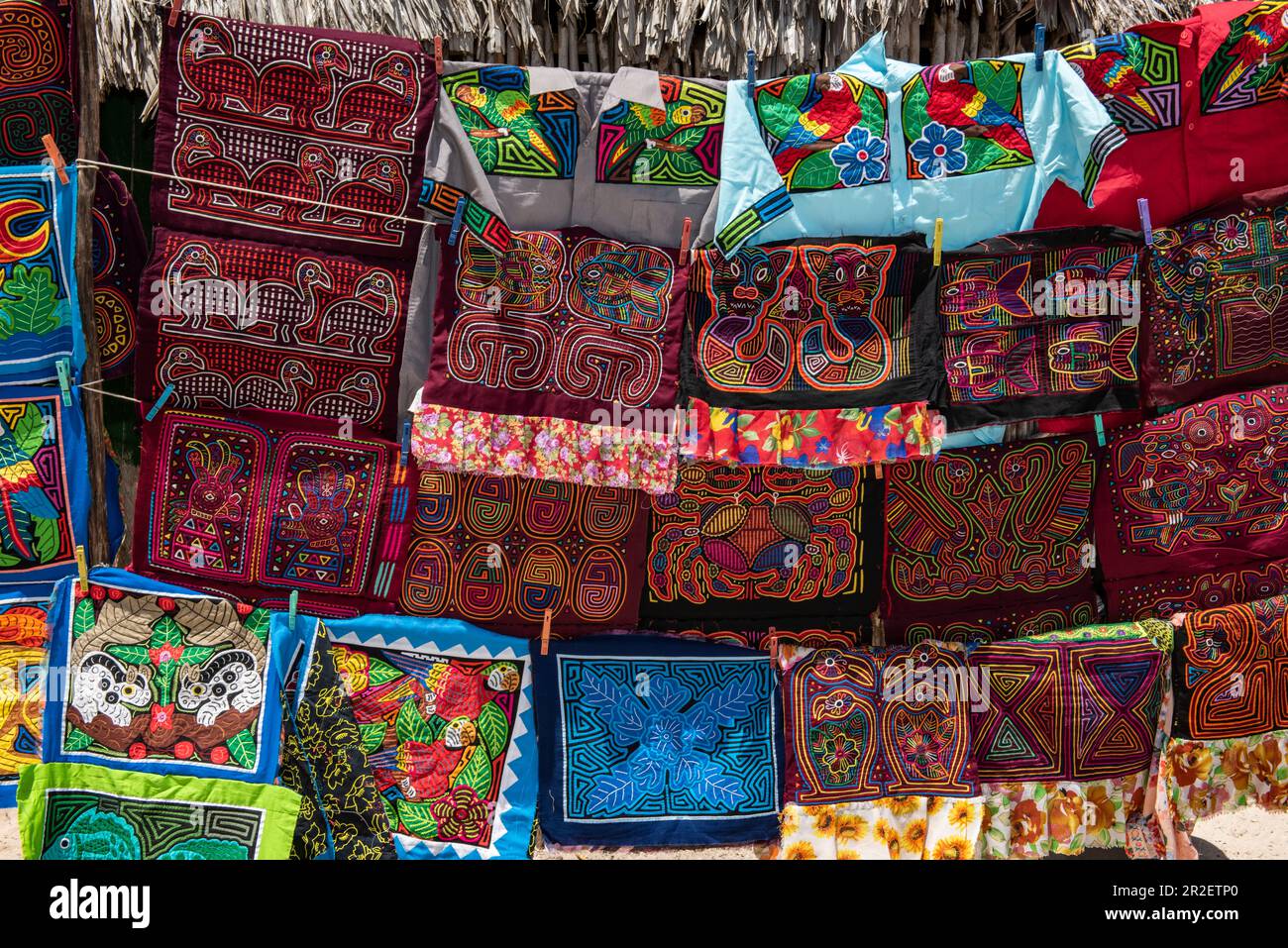 Handicrafts with traditional indigenous art motif for sale at souvenir ...