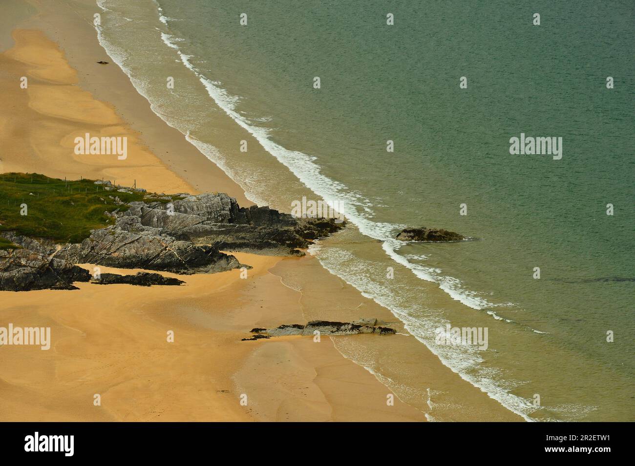 View of the beach at Portsalon, County Donegal, Ireland Stock Photo - Alamy