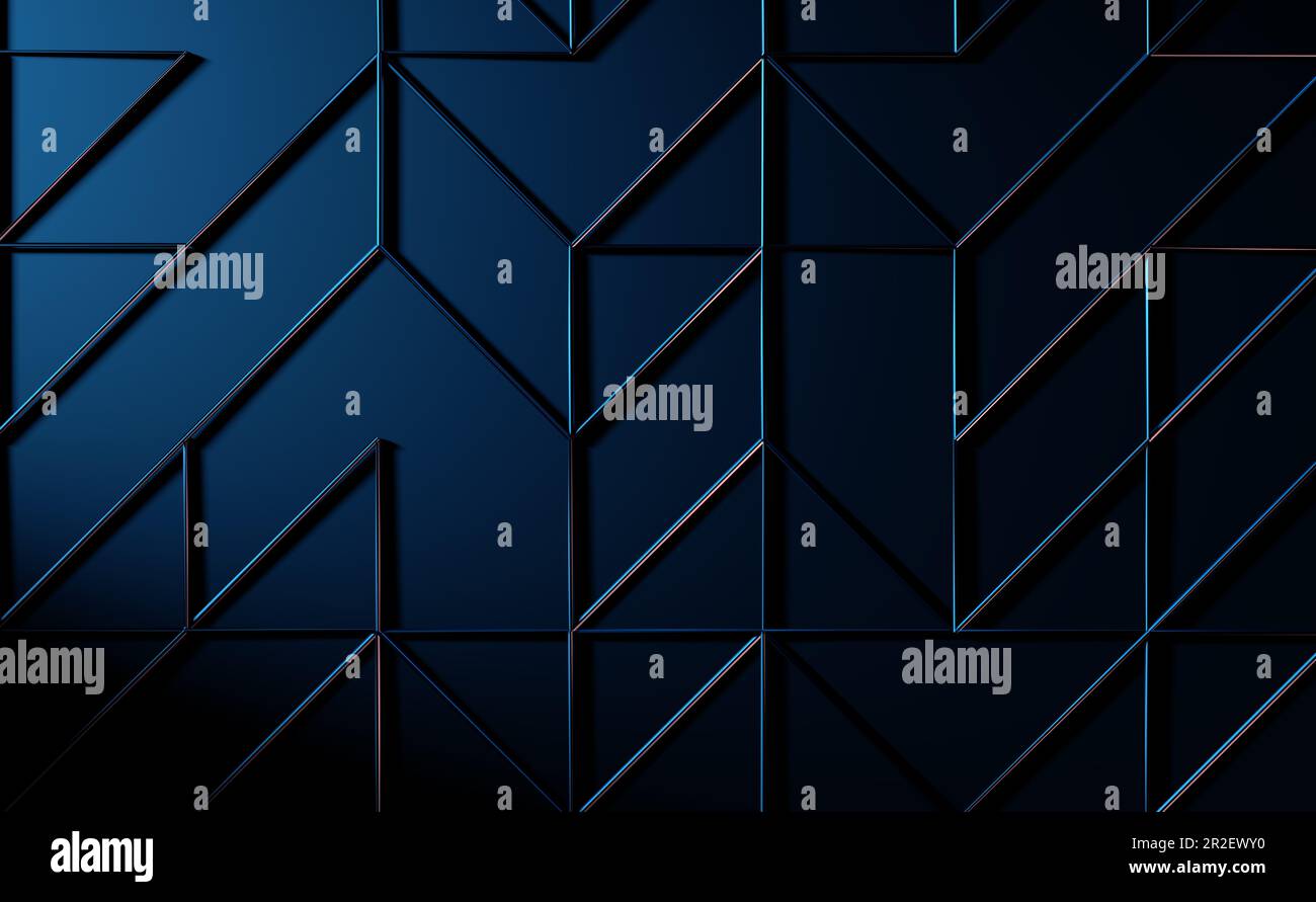 Abstract black background of technology and science. Mesh or net with ...