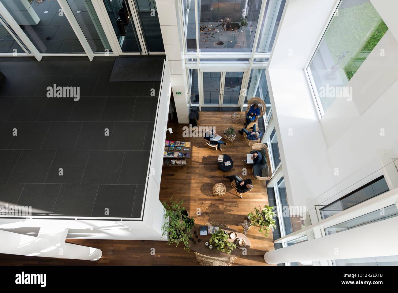 Interior shot, Frieder Burda Museum, architect Richard Meier, Baden ...
