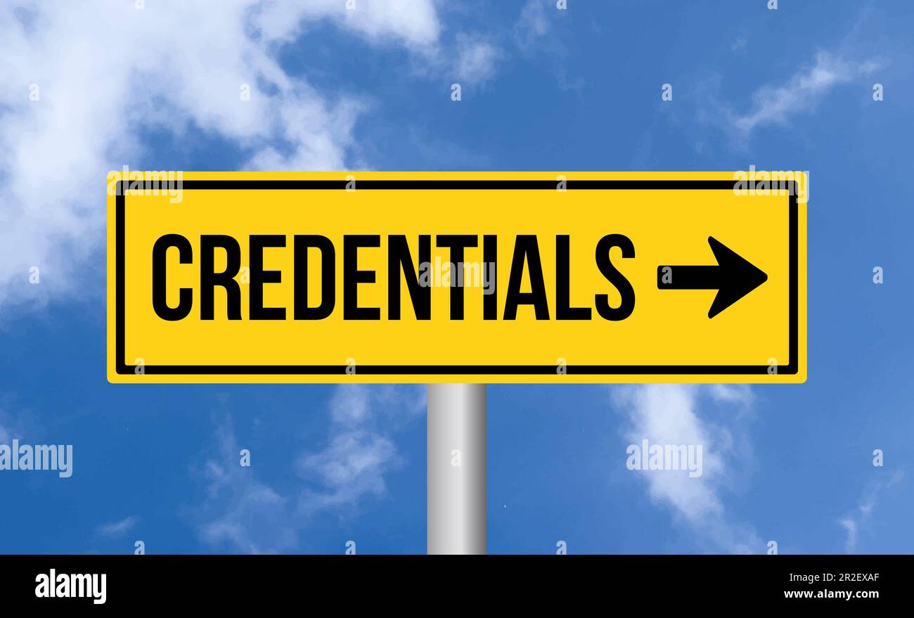 Credentials background hi-res stock photography and images - Alamy