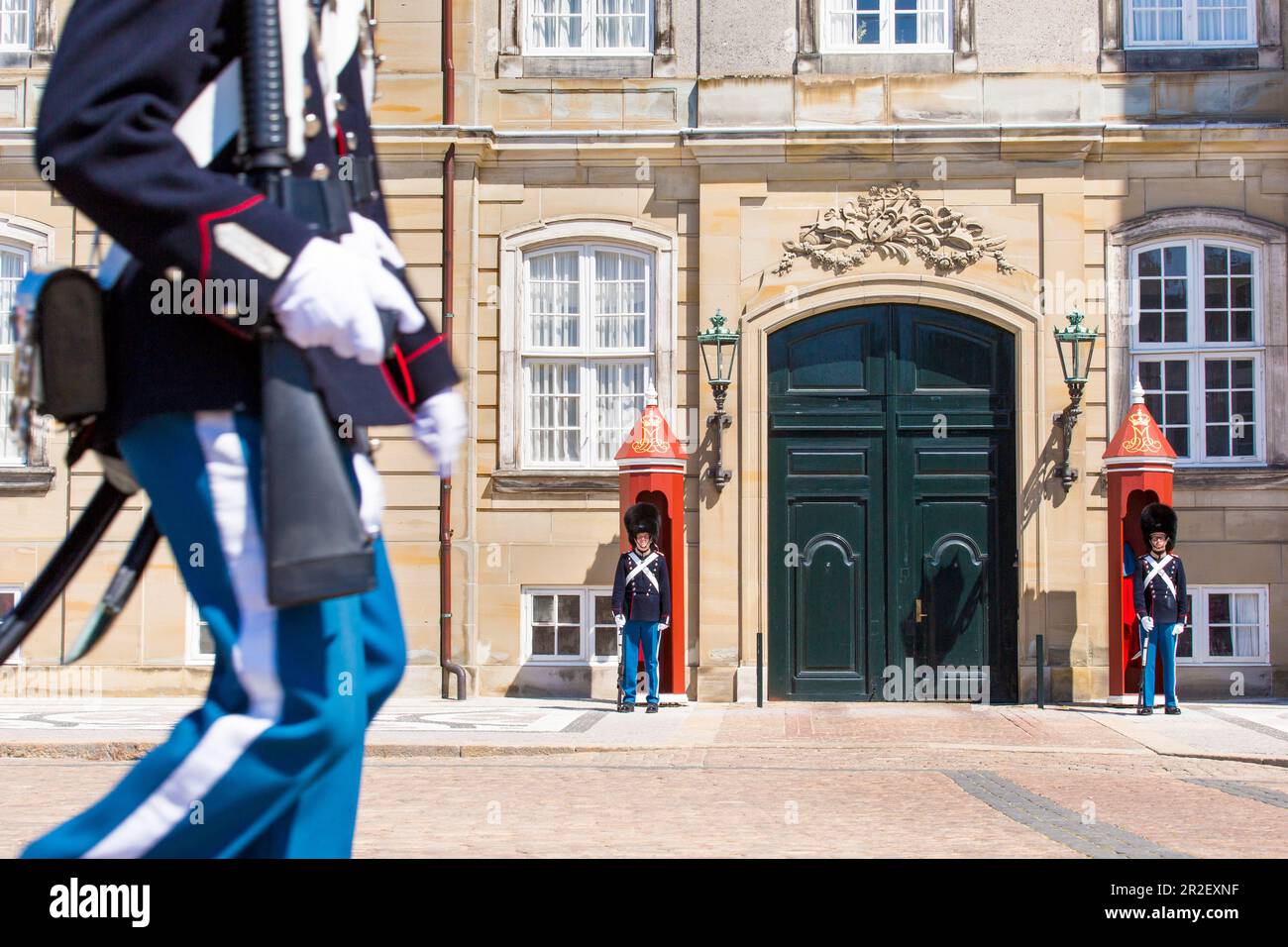Amalienborg, 18th-century rococo complex of palaces. Christian IX's ...