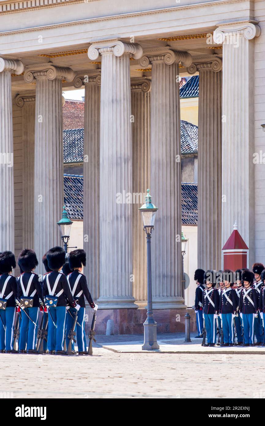 Amalienborg, 18th-century rococo complex of palaces. Christian IX's ...