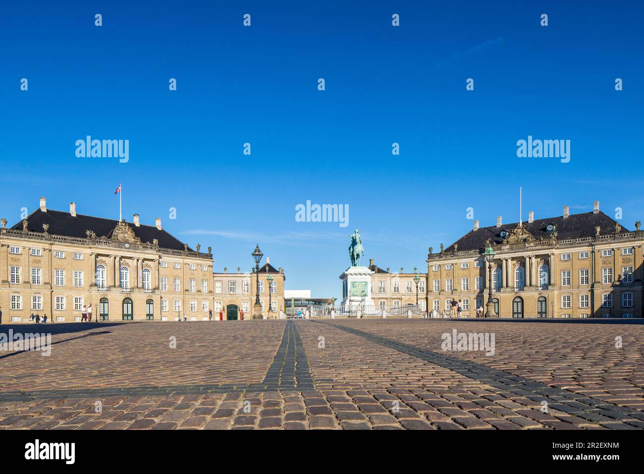 Amalienborg, 18th-century rococo complex of palaces. Christian IX's ...