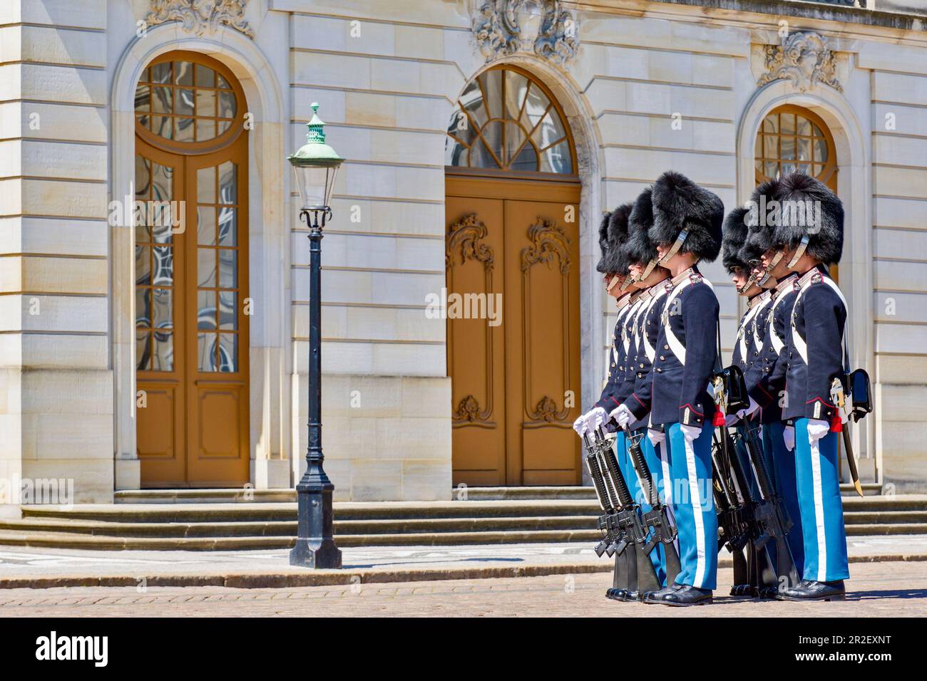 Amalienborg, 18th-century rococo complex of palaces. Christian IX's ...