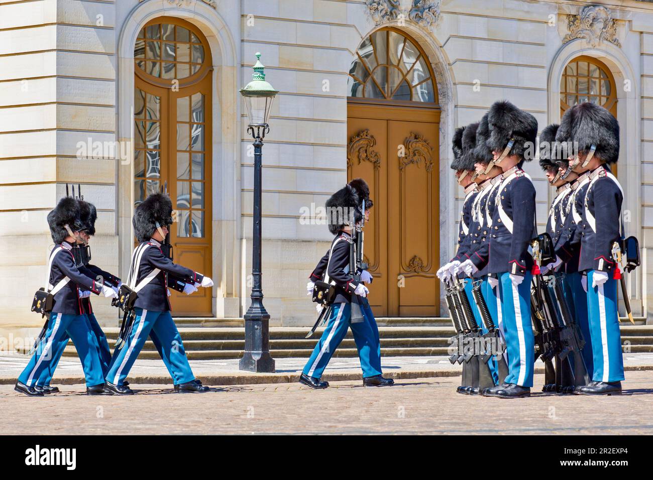 Amalienborg, 18th-century rococo complex of palaces. Christian IX's ...