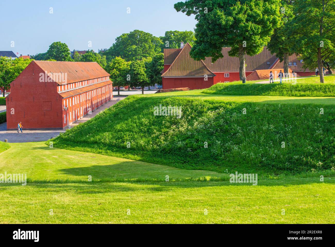 Kastellet (The Citadel), star-shaped 17th-century fortress. One of the ...