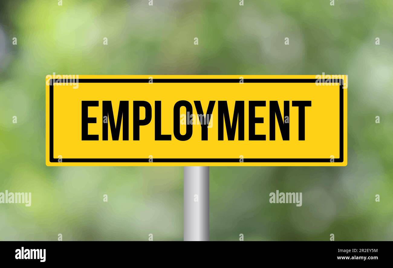 Employment road sign hi-res stock photography and images - Alamy