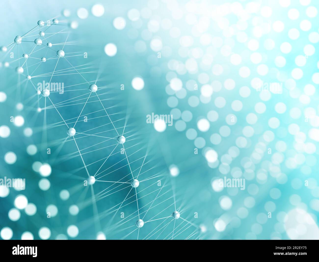 Abstract background of technology and science.Mesh or net with lines ...