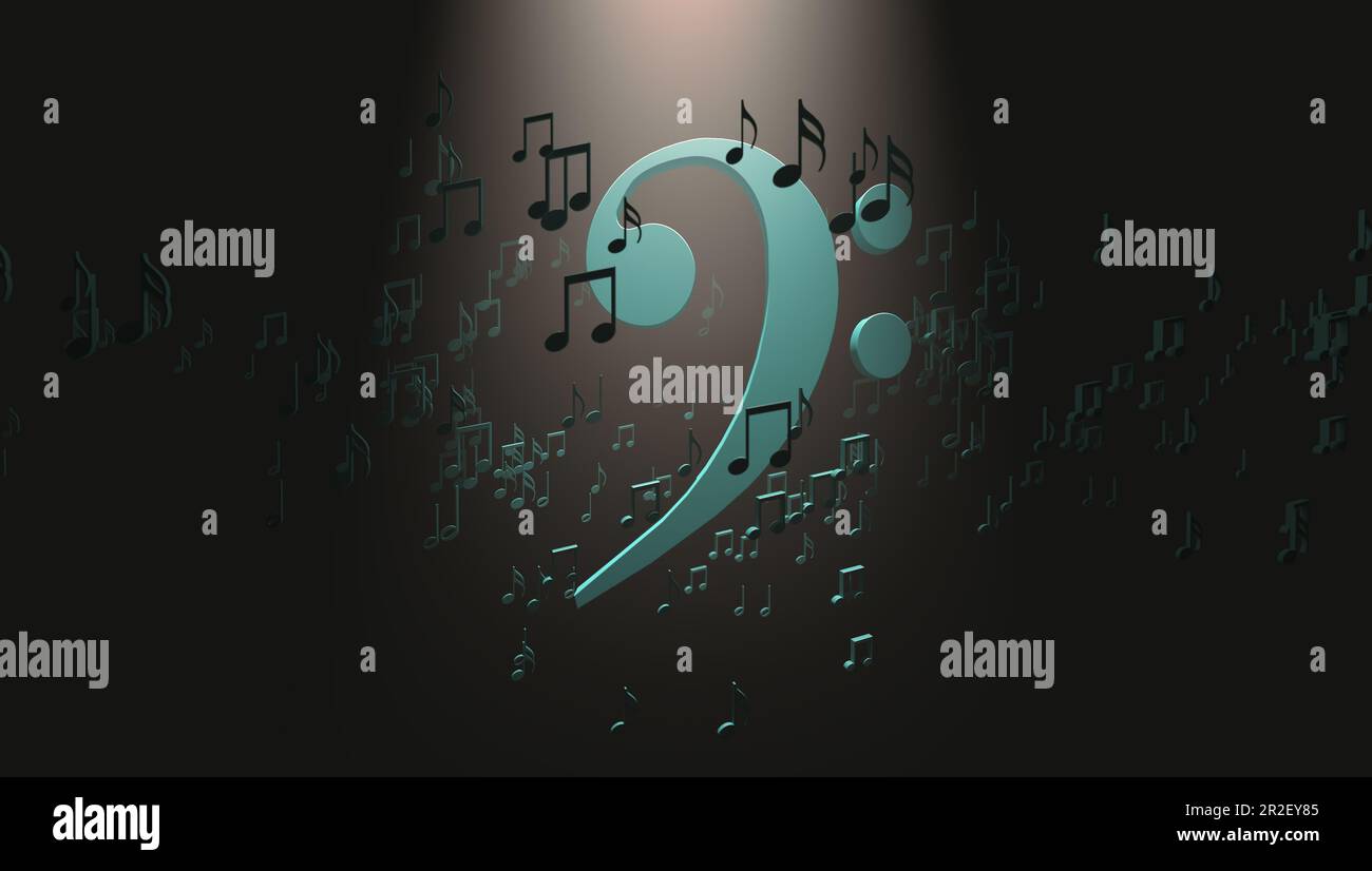 Music concept abstract background. Music key Stock Photo - Alamy
