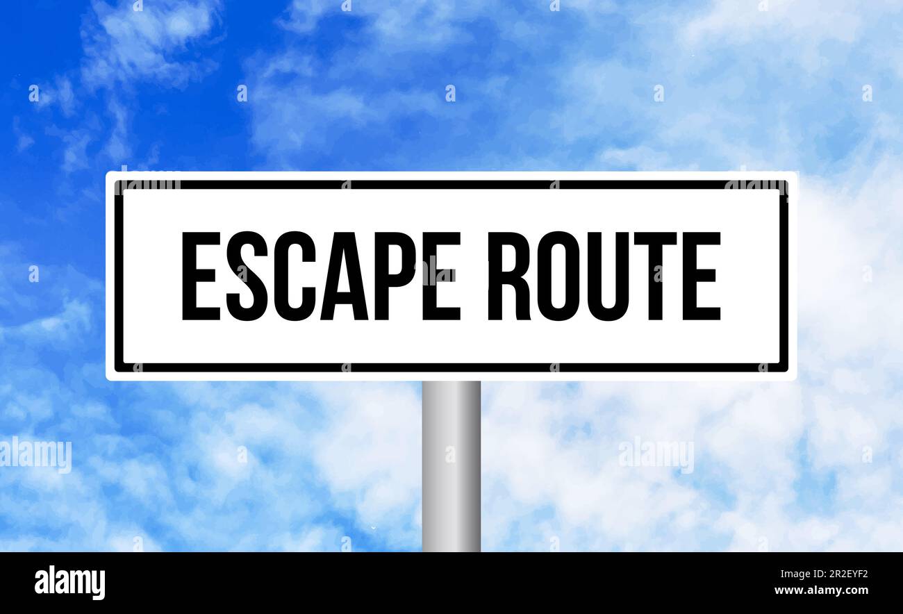 Escape route signage hi-res stock photography and images - Alamy