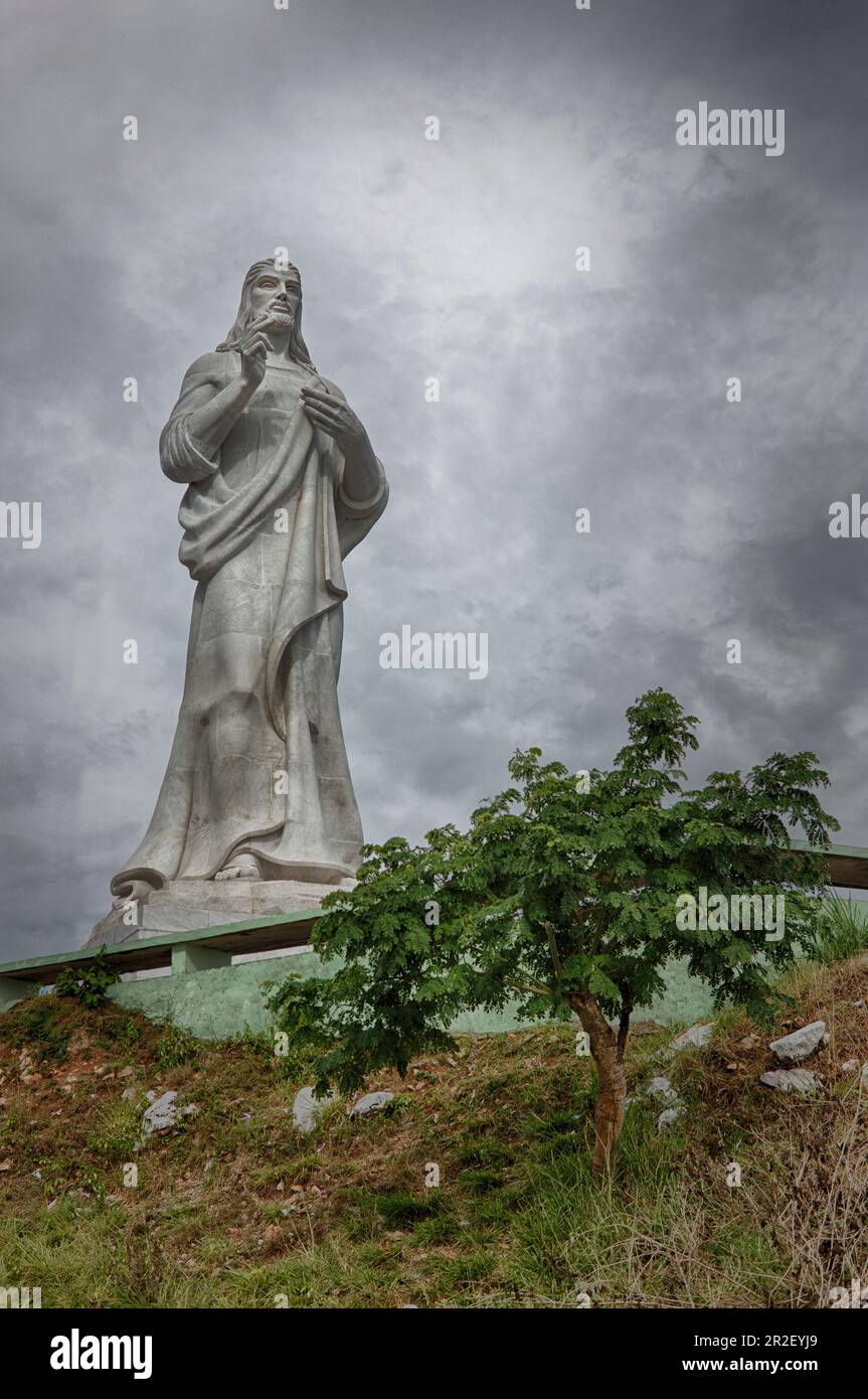Christ statue in Havana, Cuba Stock Photo - Alamy