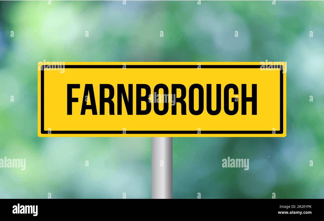 Farnborough road sign hi-res stock photography and images - Alamy