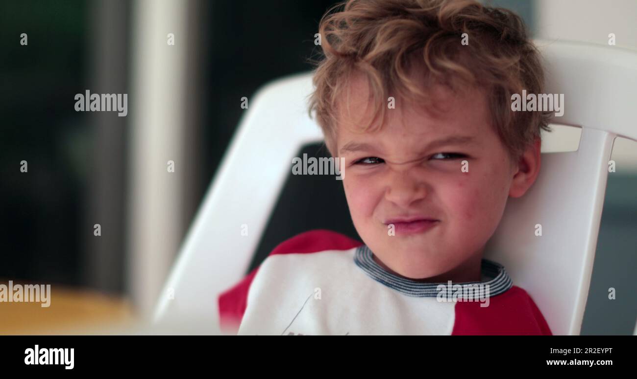 Happy handsome child toddler boy smiling and laughing, authentic real ...