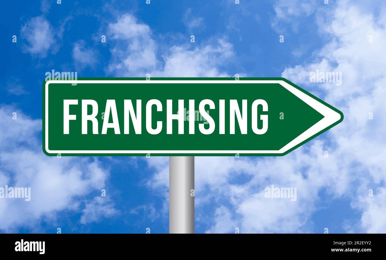 Franchising road sign hi-res stock photography and images - Alamy