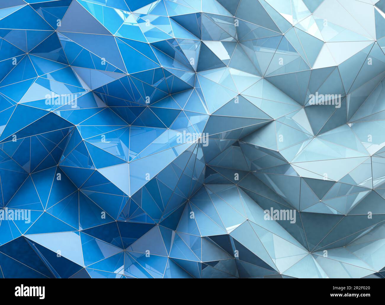 Low poly background in blue toned Stock Photo - Alamy