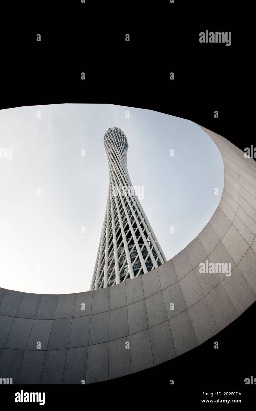 Canton Tower, TV Tower, Guangzhou, Guangdon Province, China Stock Photo ...