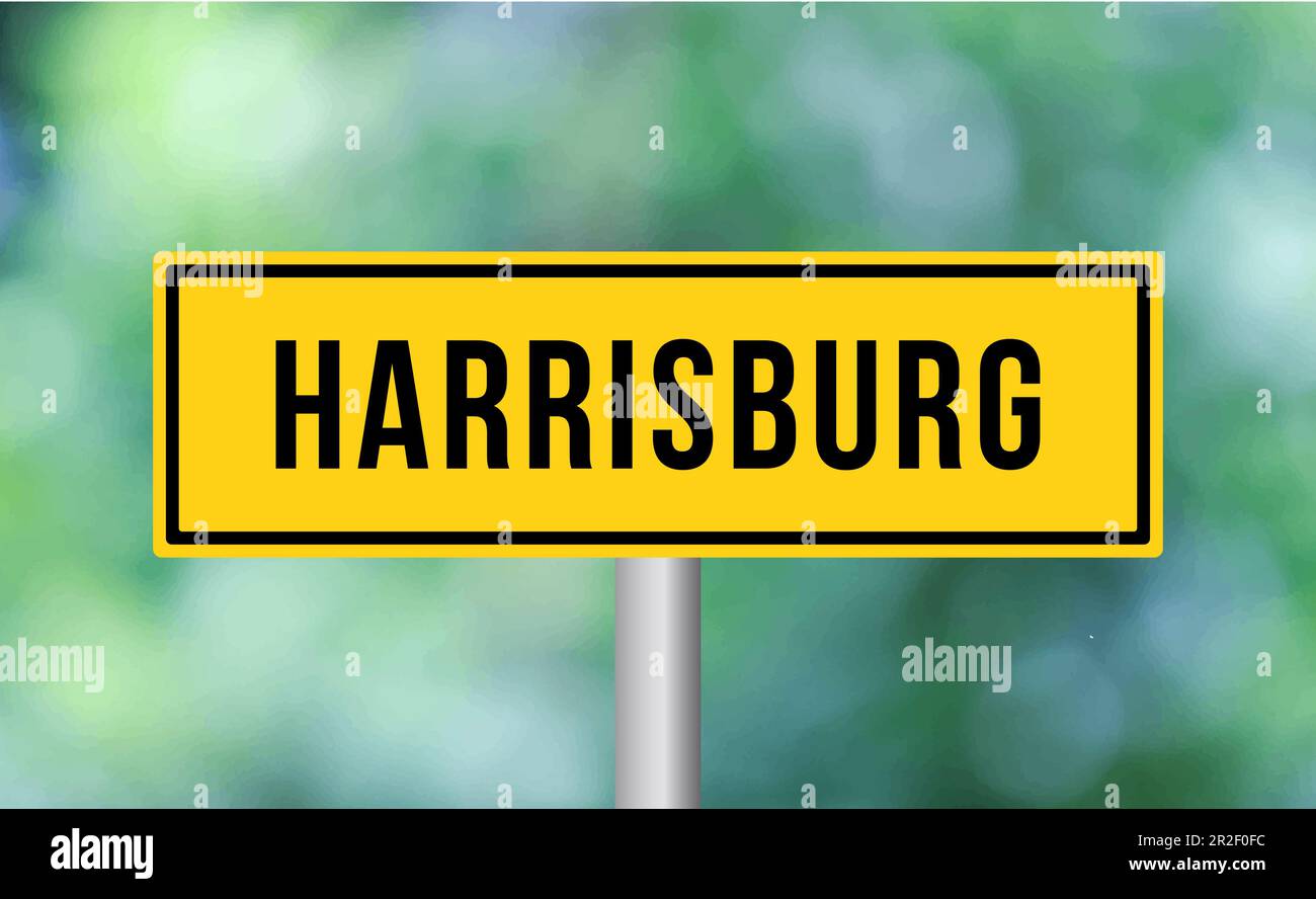 Harrisburg road sign hi-res stock photography and images - Alamy