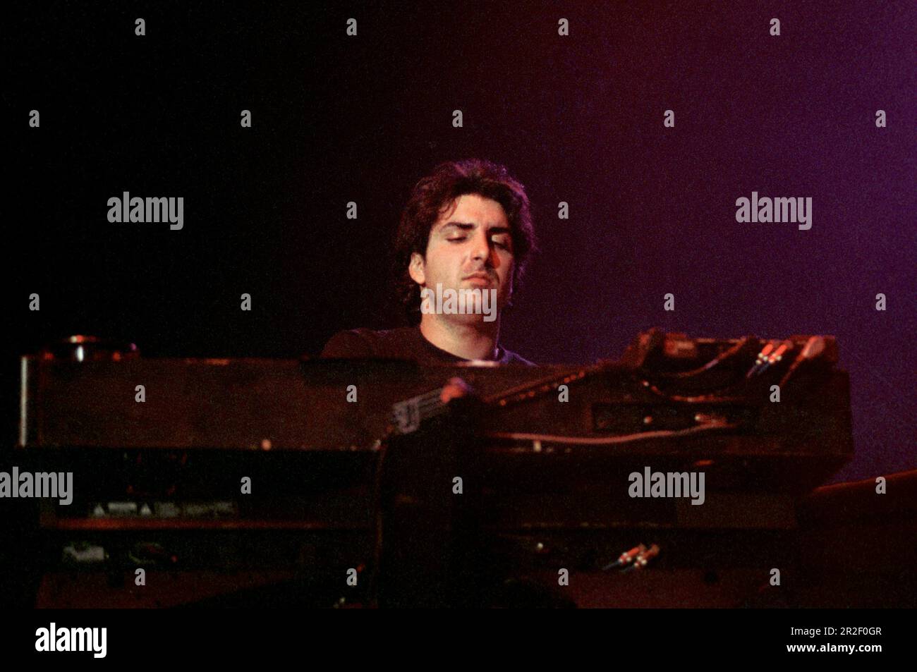 Sesto San Giovanni ,Milan Italy 1995-03-07 : Derek Sherinian keyboard ...