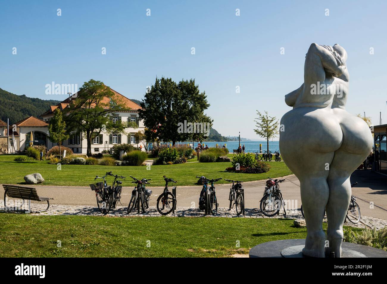 Waterfront, Bodman-Ludwigshafen, Lake Constance, Baden-Württemberg ...