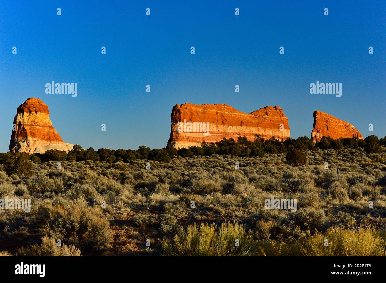 Intense red rocks in the landscape of Red Rock State Park near Sedona ...