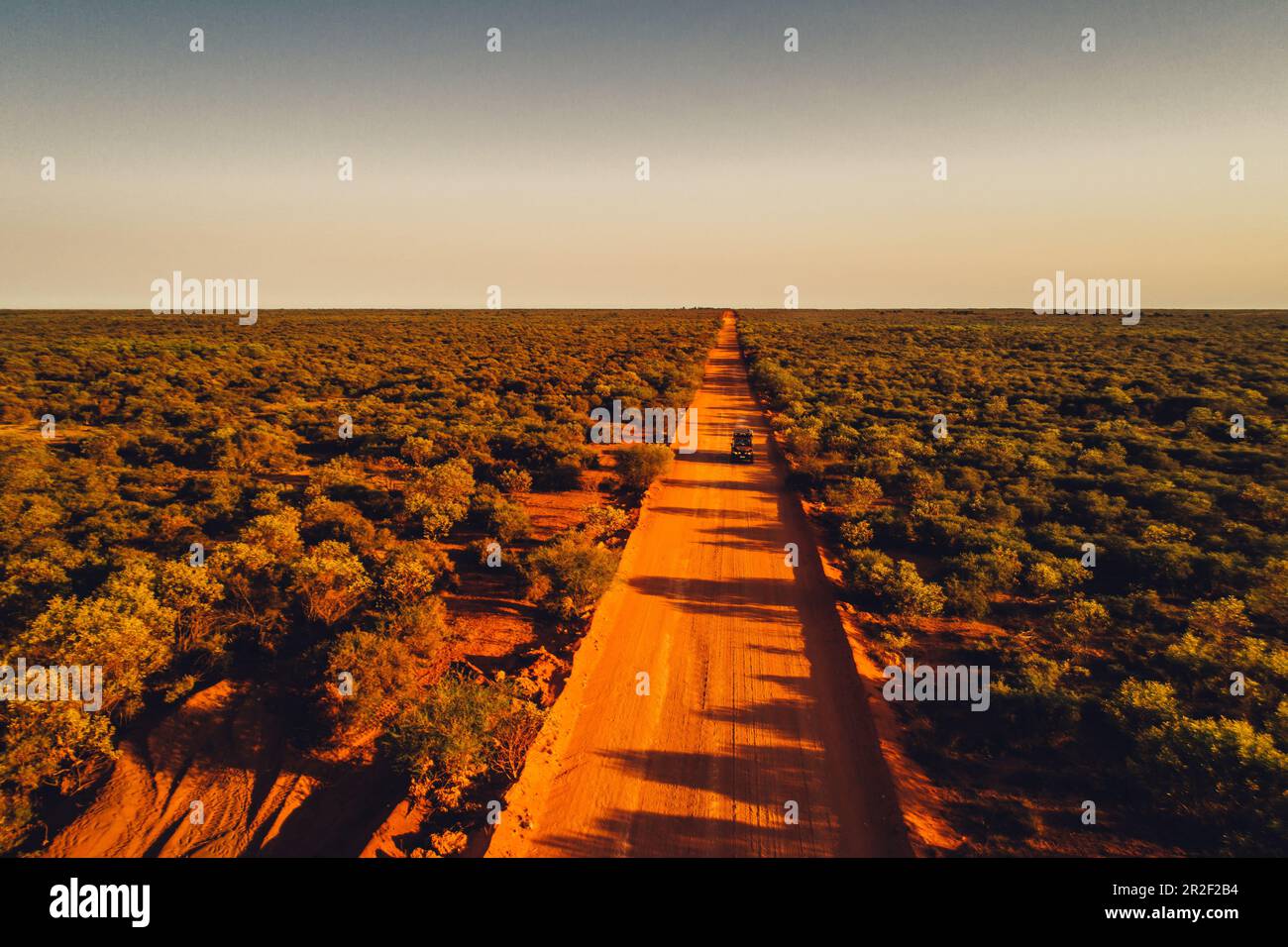 Off-road vehicle in the outback in Western Australia, Australia, Indian ...