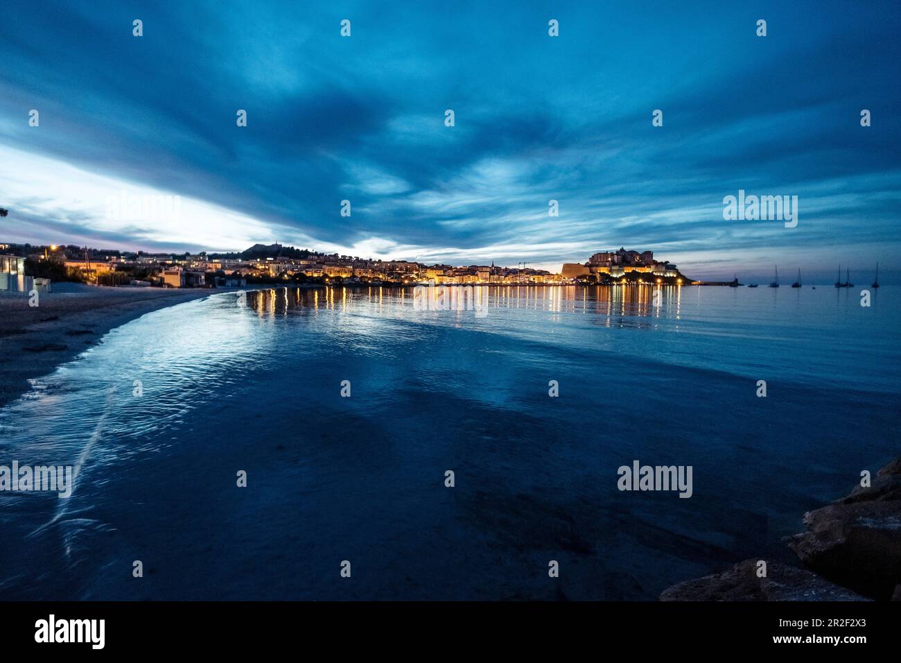 Calvi beach hi-res stock photography and images - Alamy